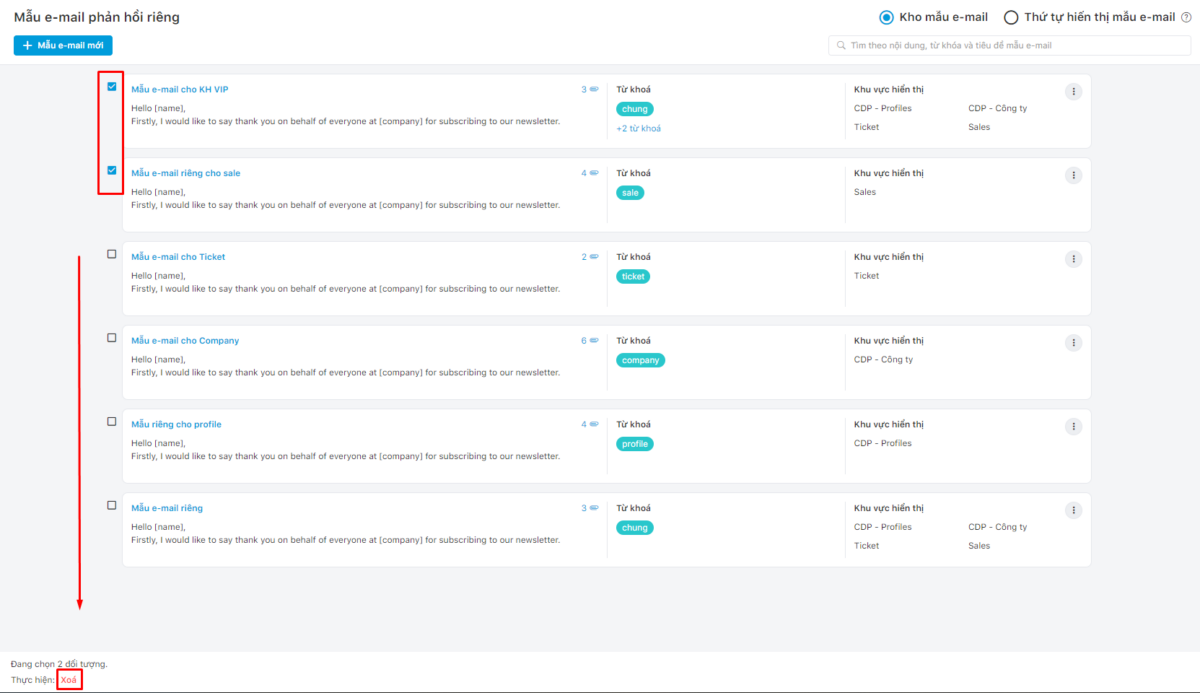 Cách sử dụng Biểu mẫu trong Mobio Platform