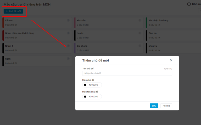 Cách sử dụng Biểu mẫu trong Mobio Platform