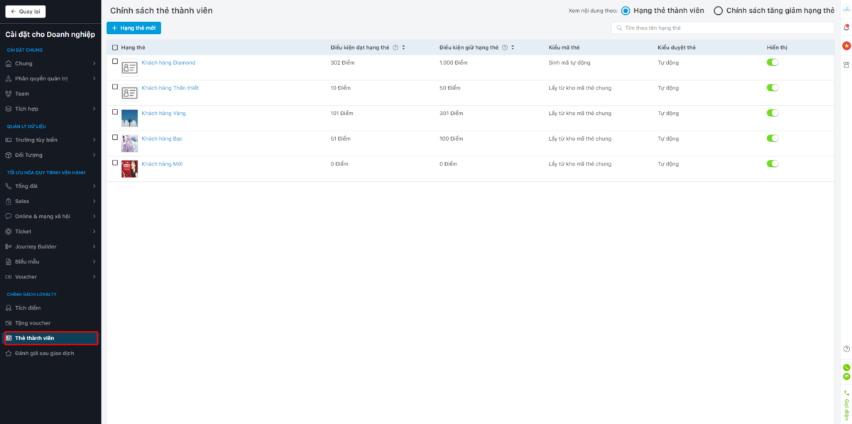 Tier Program - MOBIO